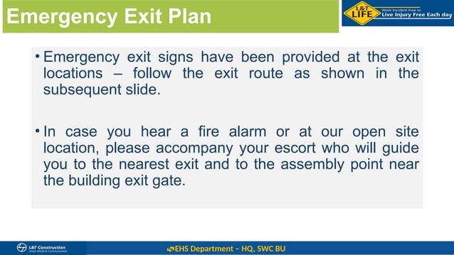 Visitor Induction PPT for new joining labours | PPTX