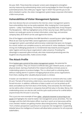 Visitor management system | PDF