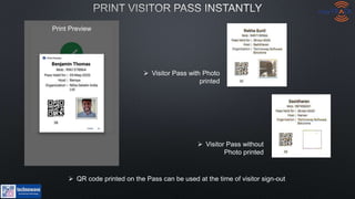 Visitor management system - Technowave Group | PPTX