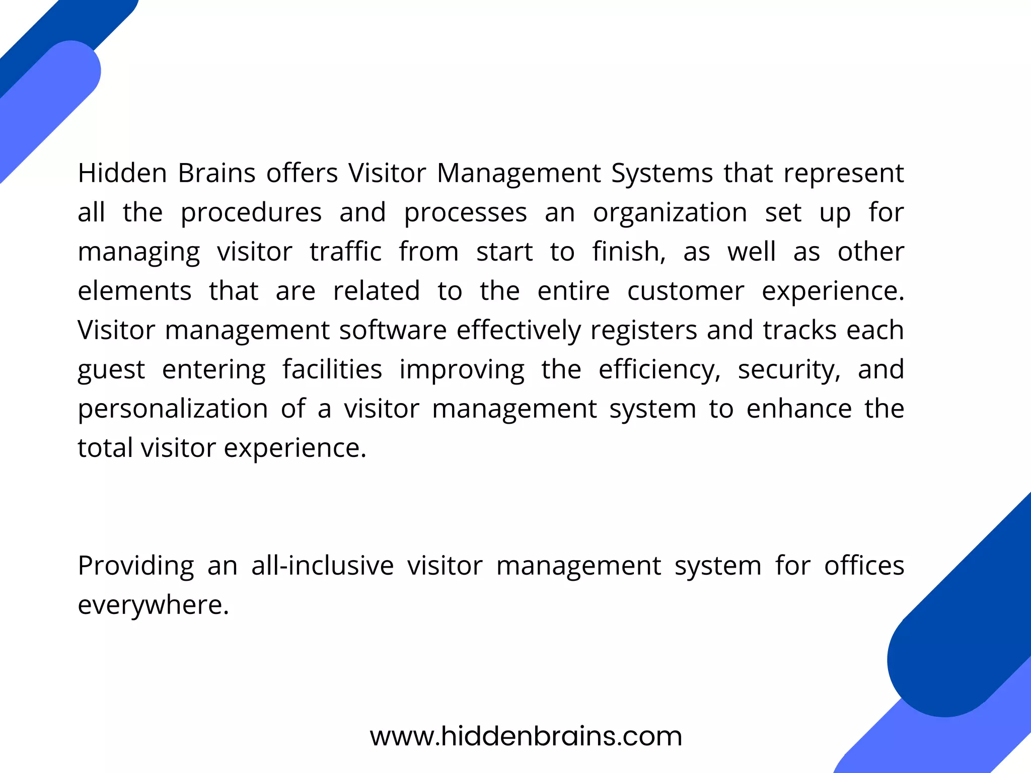 Visitor Management System | PDF