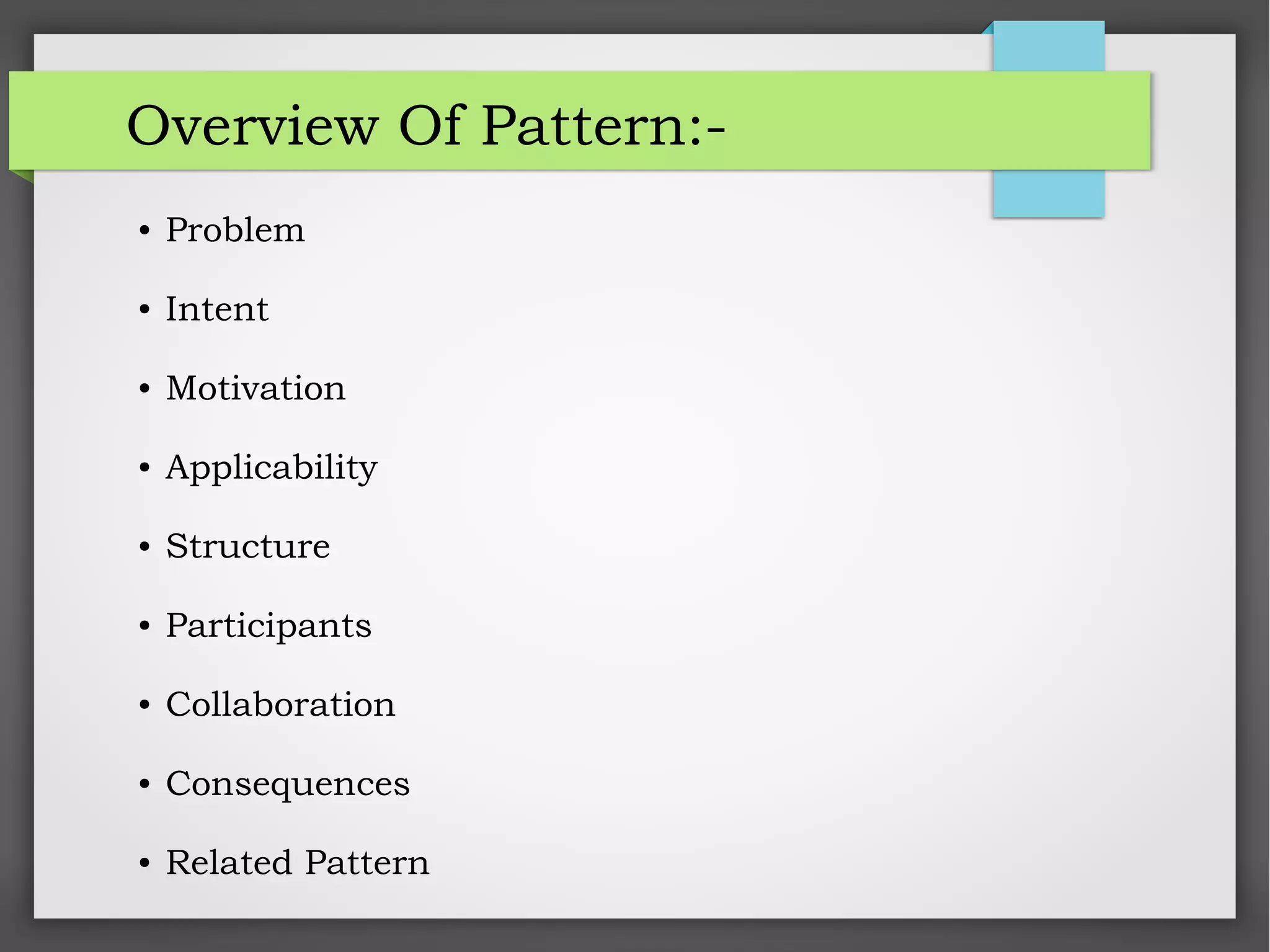 Visitor pattern | ODP