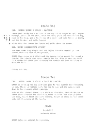 Visitor script | PDF
