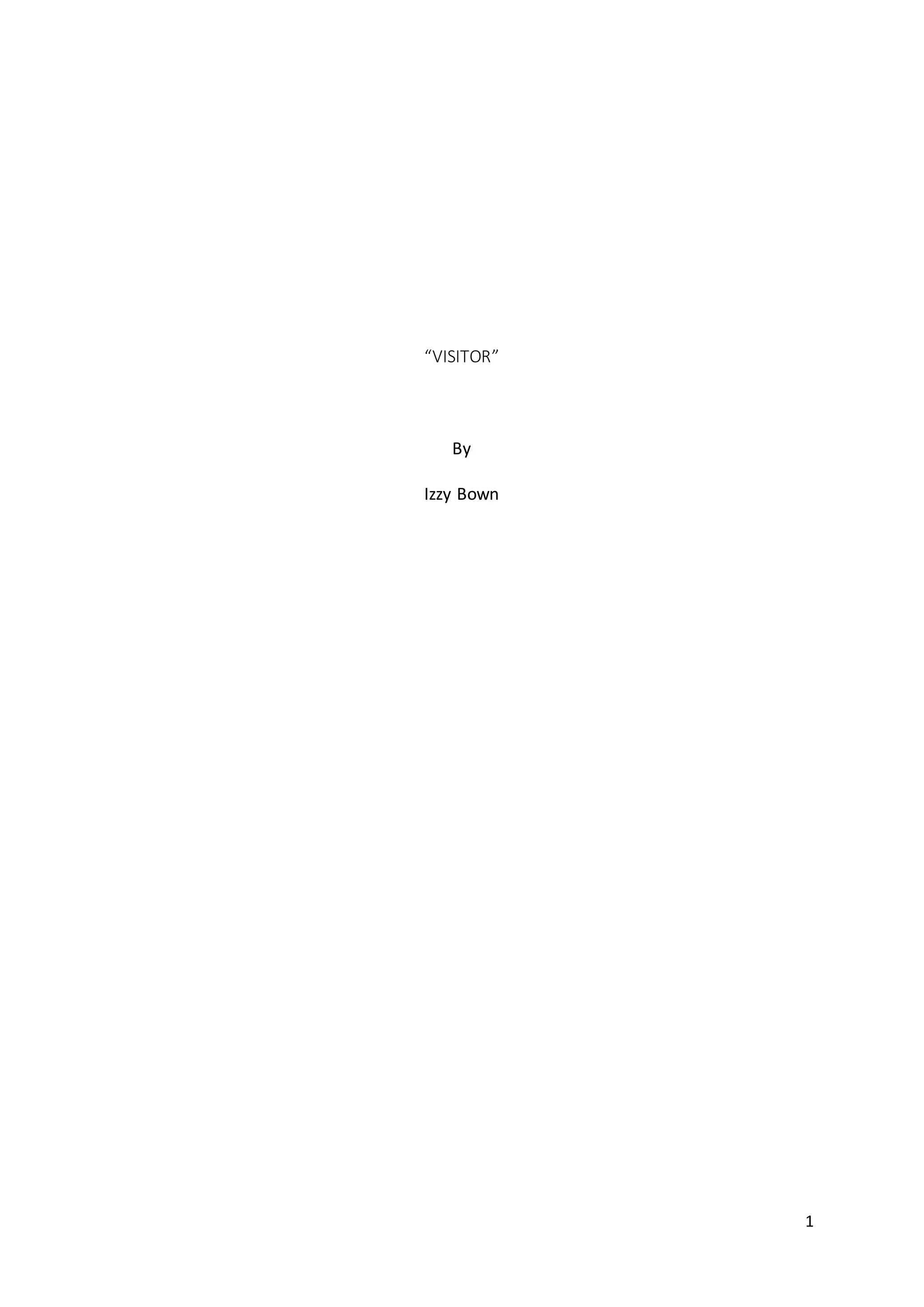 Visitor script draft 3 | PDF