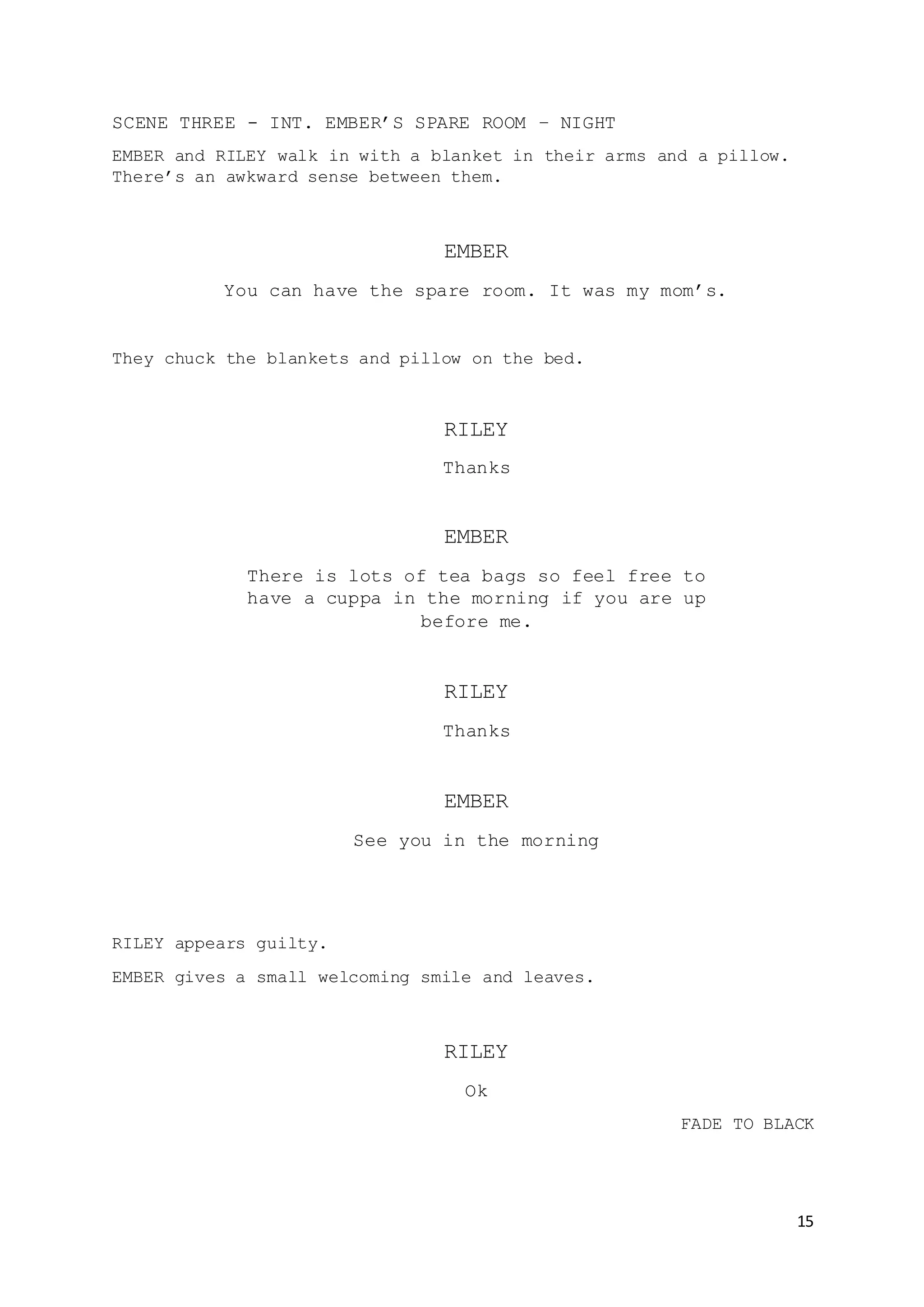 Visitor script draft 3 | PDF