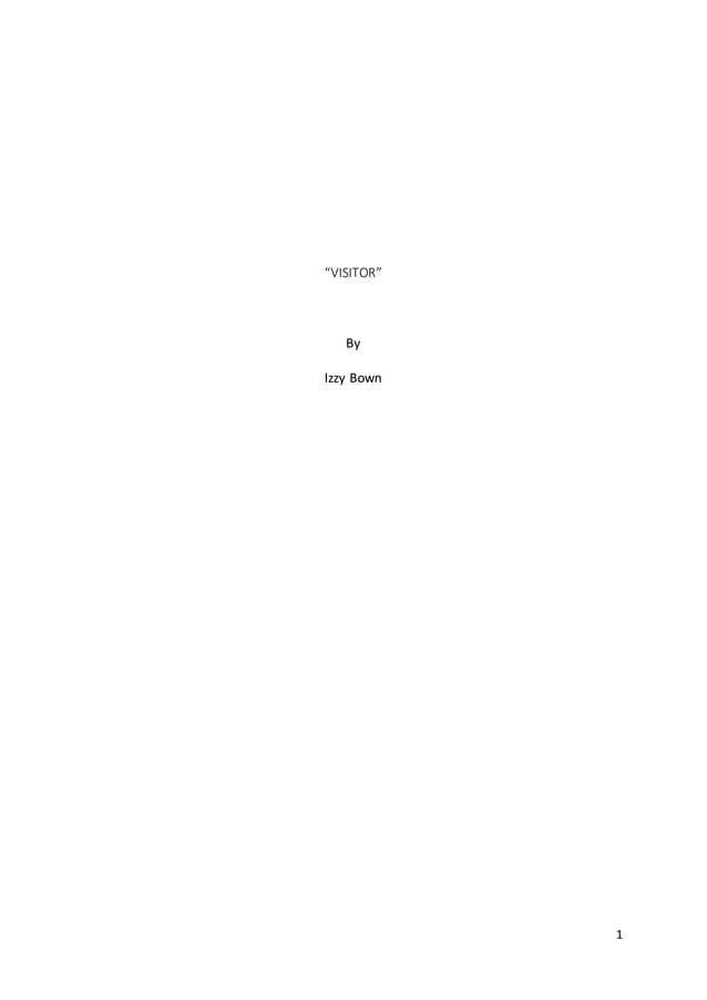 Visitor script draft 3 | PDF