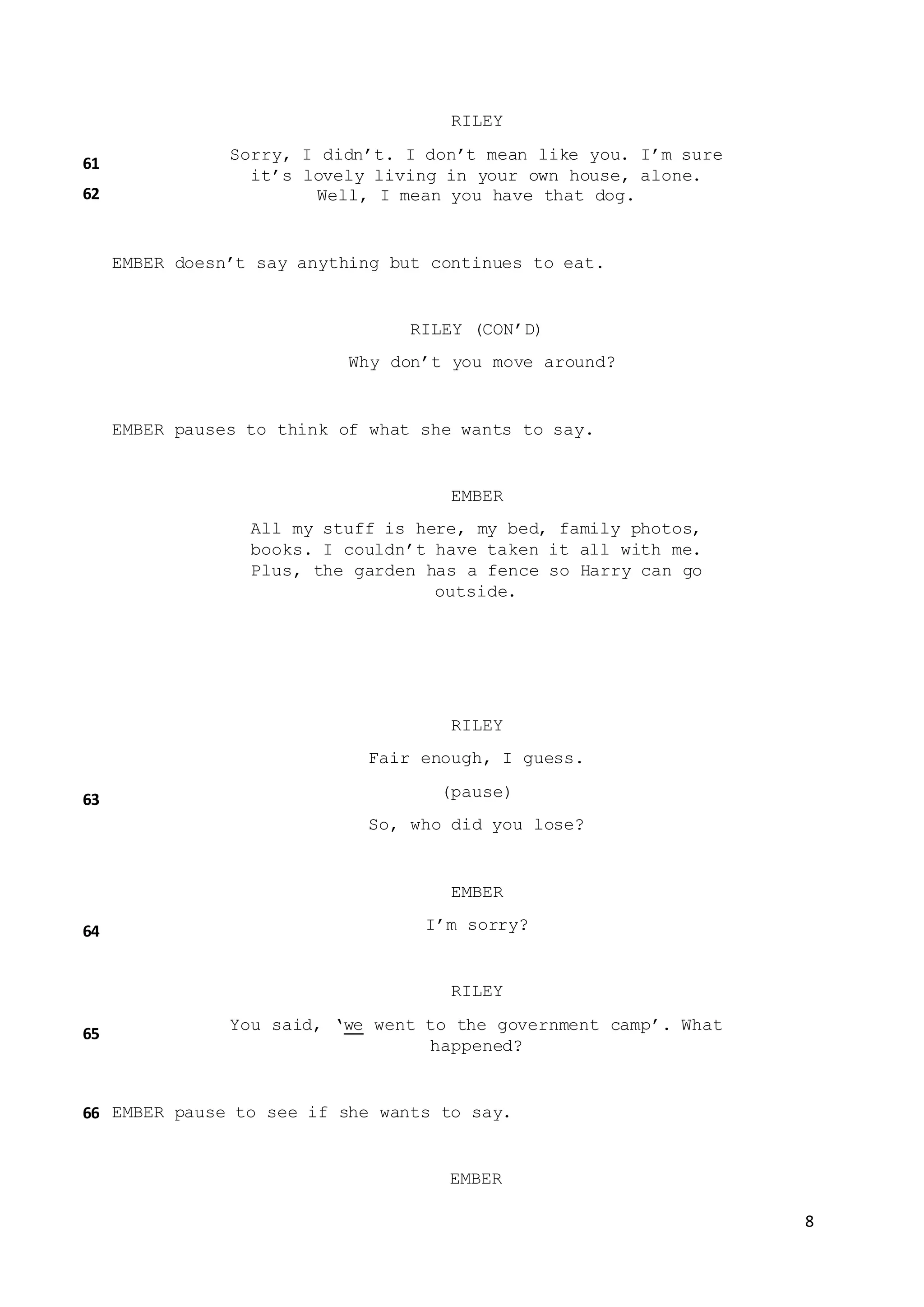 Visitor script draft 4 | PDF