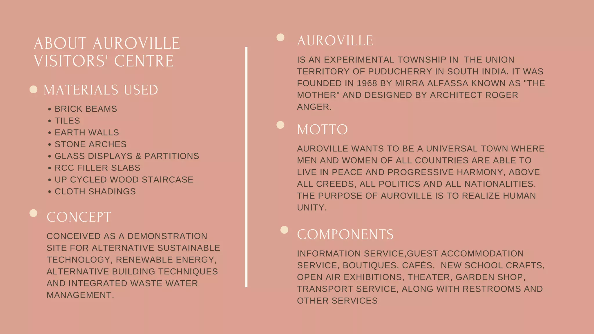 VISITOR'S INFORMATION CENTER DESIGN | PDF