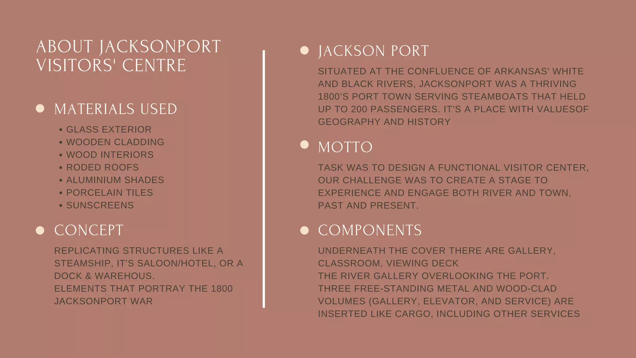 VISITOR'S INFORMATION CENTER DESIGN | PDF