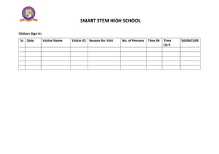 School Visitors Sign in document .docx