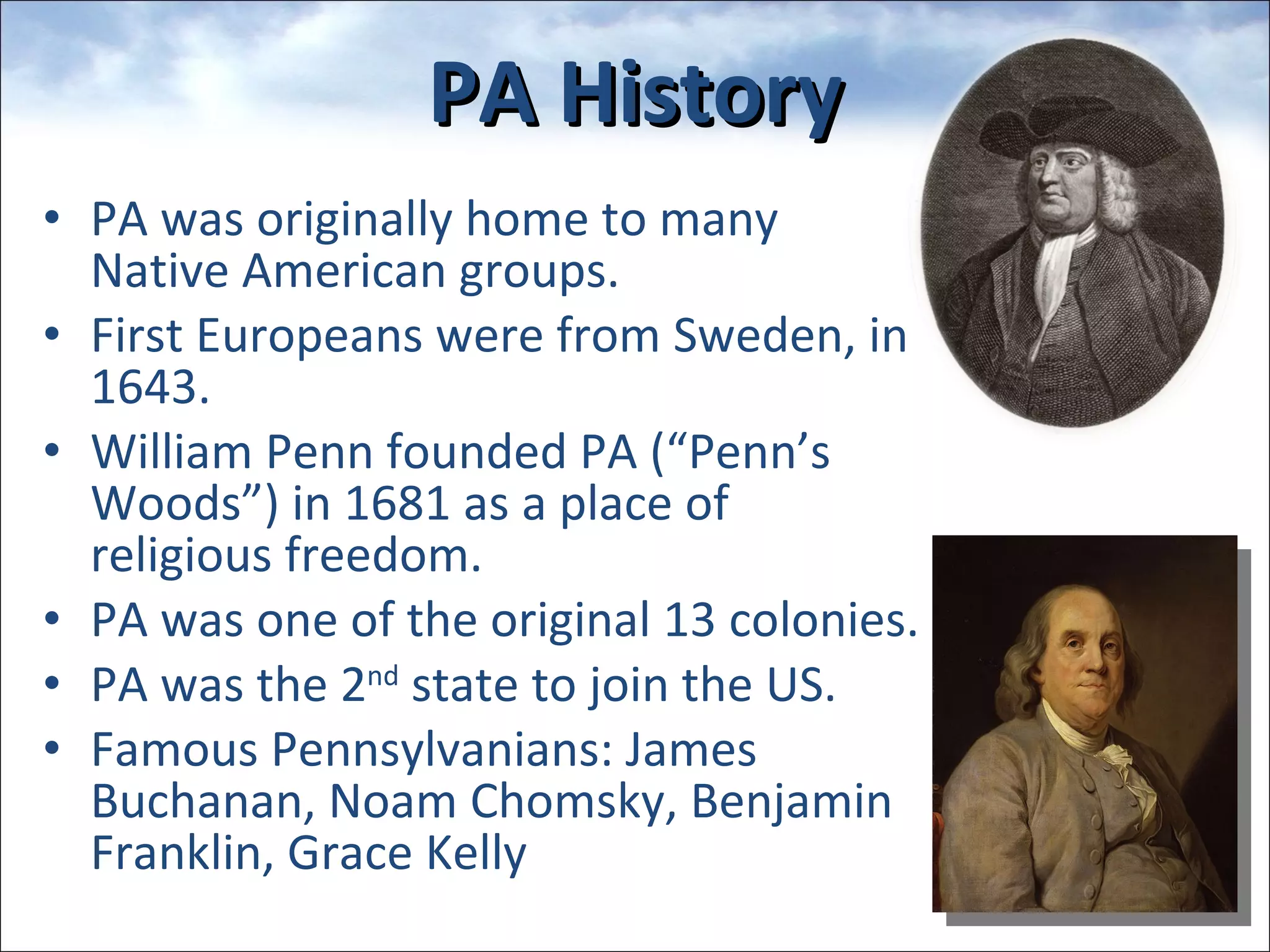 Visit Pennsylvania (USA) | PPT