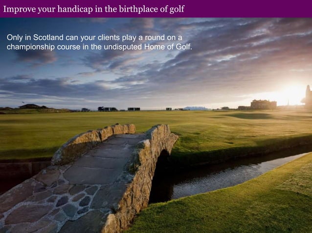 Visit Scotland presentation MICE by melody 2014 | PPT