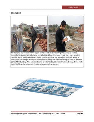 Visit to a construction site | PDF