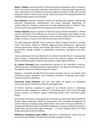 Visit to brussels report | PDF