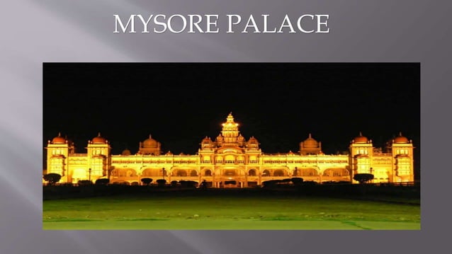 Visit to Mysore.pptx shows all imporatnt places in mysore for tourists destination | PPTX