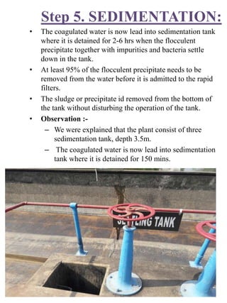 Visit to water treatment plant | PPTX