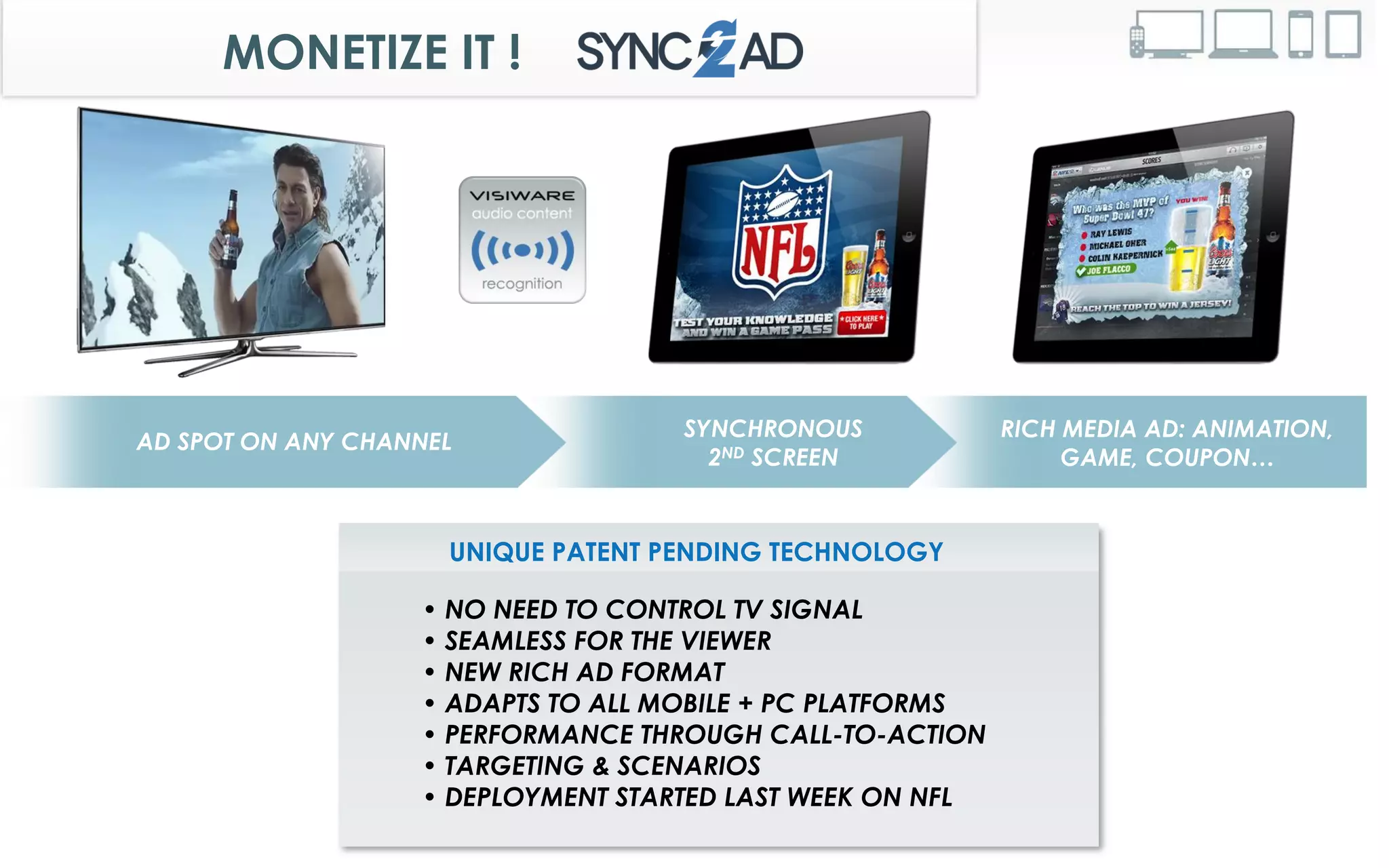 Visiware leading the 2nd screen revolution - nex tv mexico-1.1 | PPT