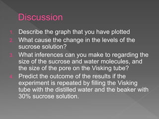 Visking tube experiment | PPT