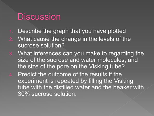 Visking tube experiment | PPT | Digestive Disorders | Diseases and ...