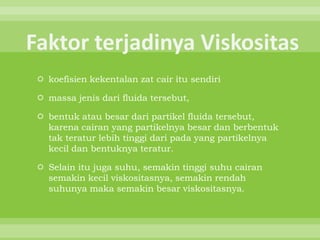 Viskositas | PPTX