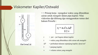 Viskositas Farmasi Fisika 2020 | PPT