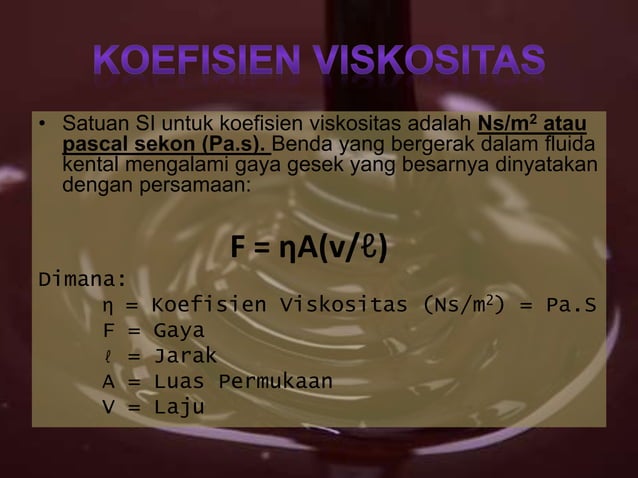 Viskositas zat cair cara stokes | PPTX