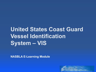 Vessel Identification System Overview | PPTX