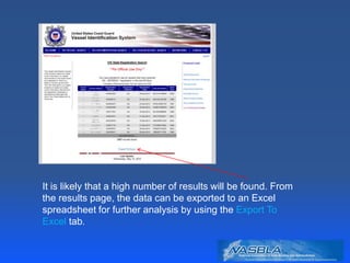 Vessel Identification System Overview | PPTX