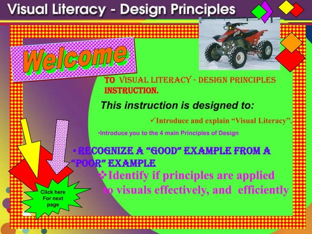 Visual Literacy - Design Principles | PPT