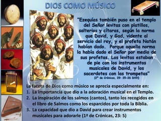LECCION 11: DIOS COMO ARTISTA | PPTX