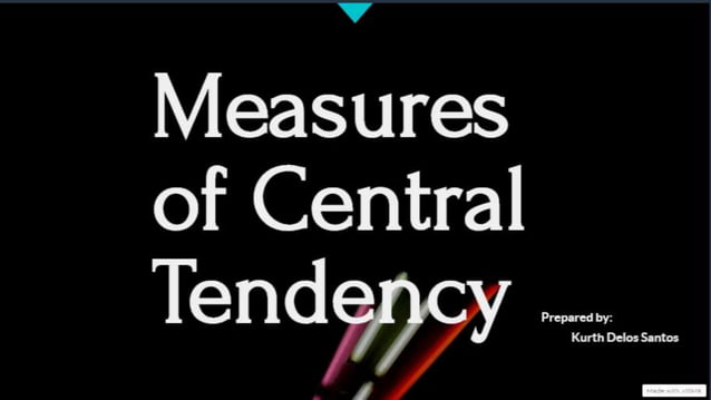 Measure of Central Tendency | PPTX