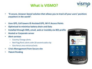 Vismo Brochure 2015 | PDF | Smartphones | Consumer Electronics