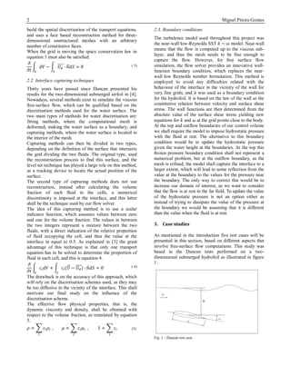 Numerical study on free-surface flow | PDF