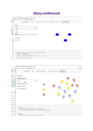 Visnetwork package in R | PDF