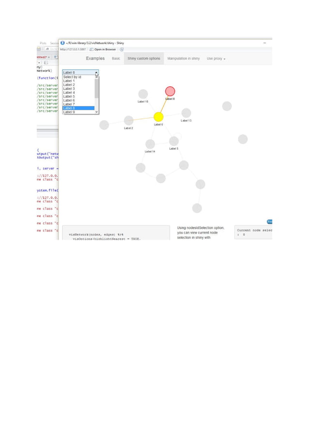 Visnetwork package in R | PDF