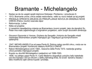 Visoka Renesansa - Bramante | PPT