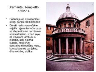 Visoka Renesansa - Bramante | PPT