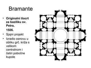 Visoka Renesansa - Bramante | PPT