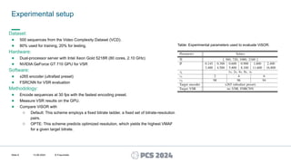 Video Super-Resolution for Optimized Bitrate and Green Online Streaming ...