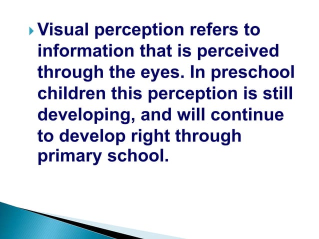 Visual Perception | PPT