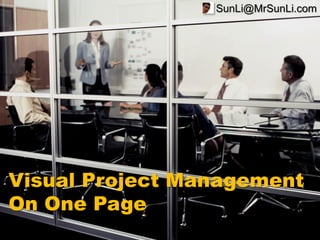 Visual Project Management On One Page | PPT