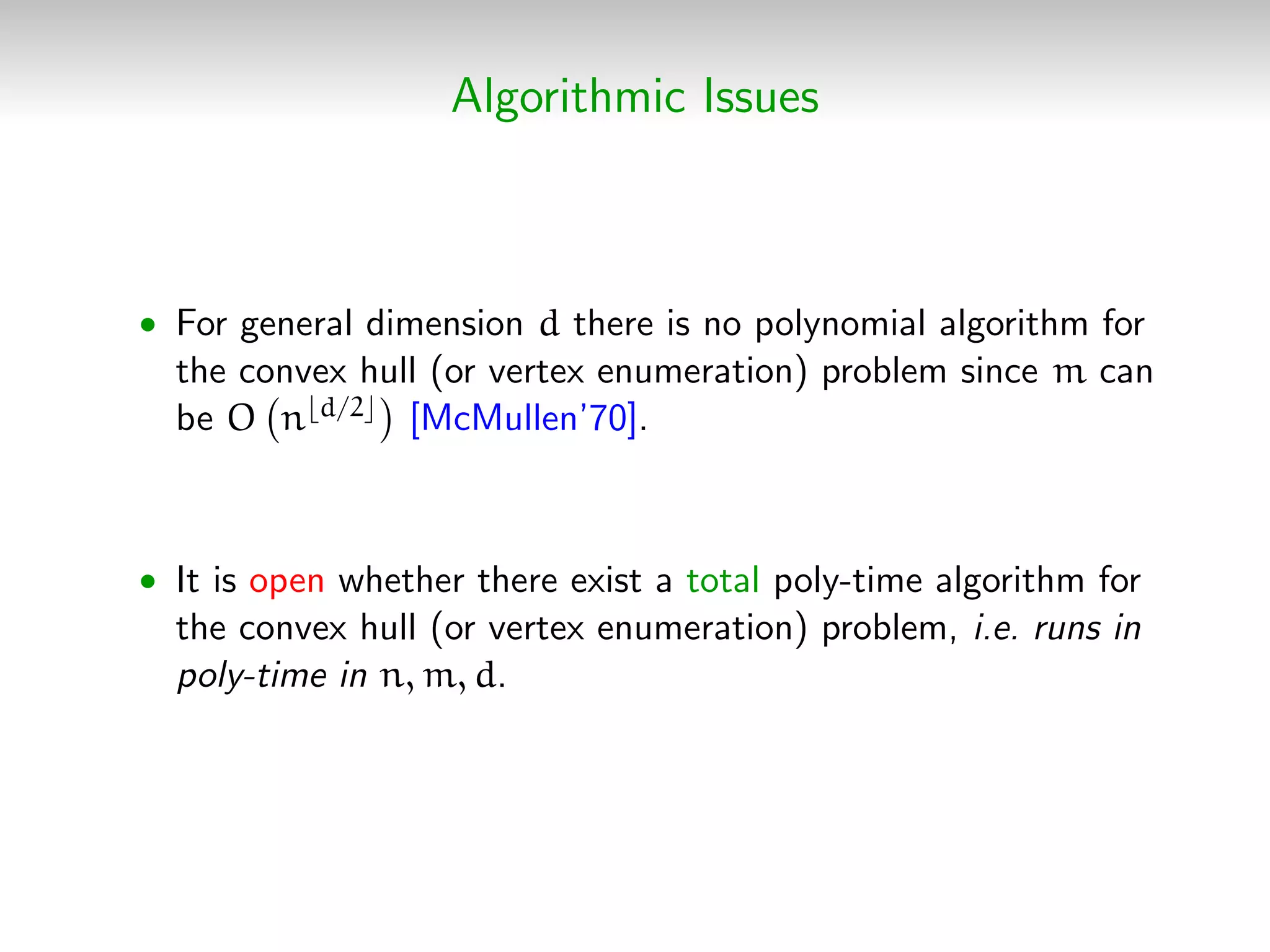 High Dimensional Polytopes Defined By Oracles Algorithms Computations