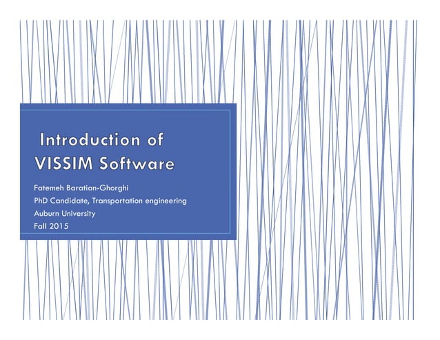 Vissim | PDF