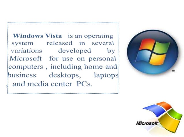 failure of vista | PPTX | Operating Systems | Computer Software and ...