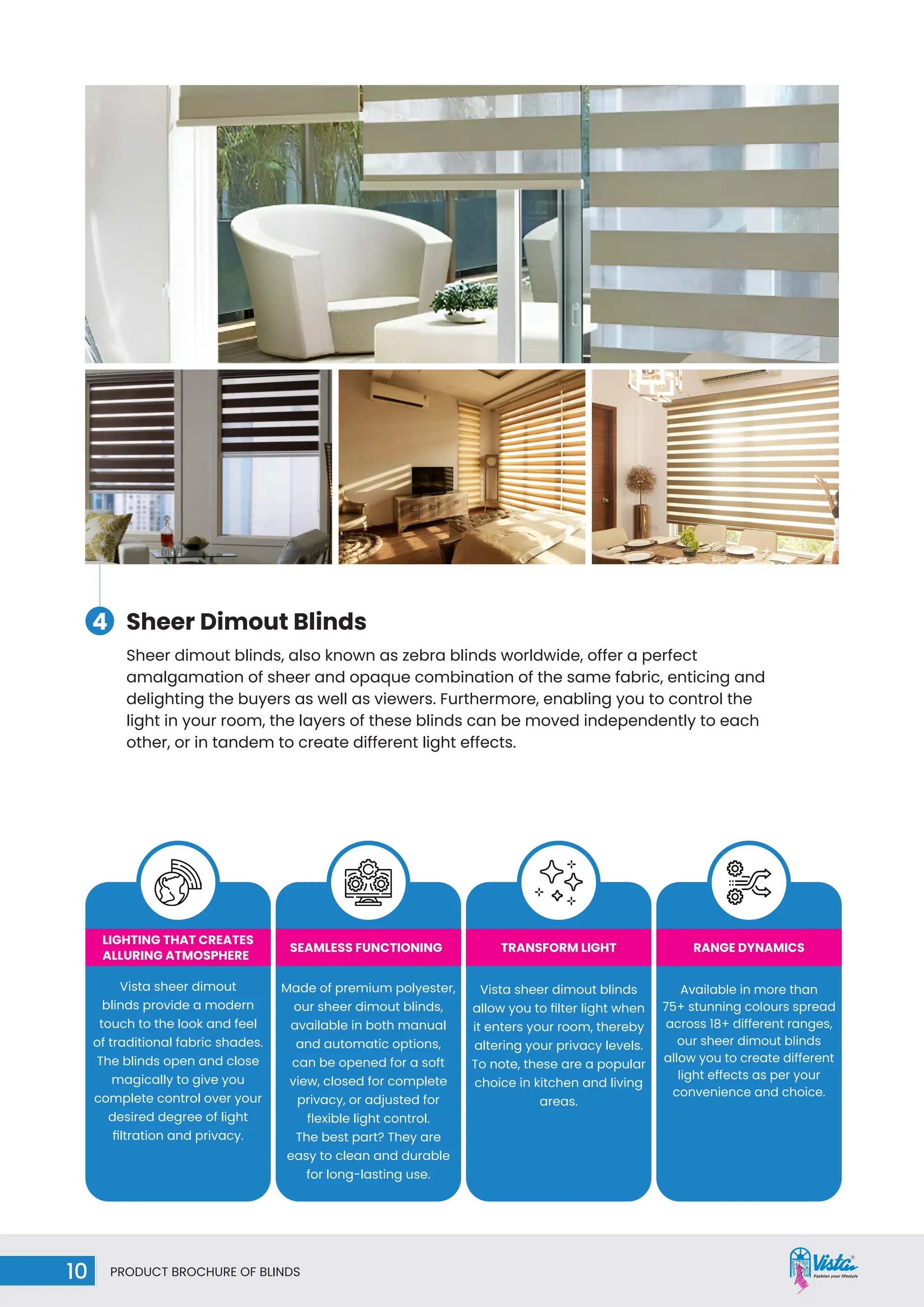 Vista Blinds Catalogue Brochure by Vista Fashions | PDF