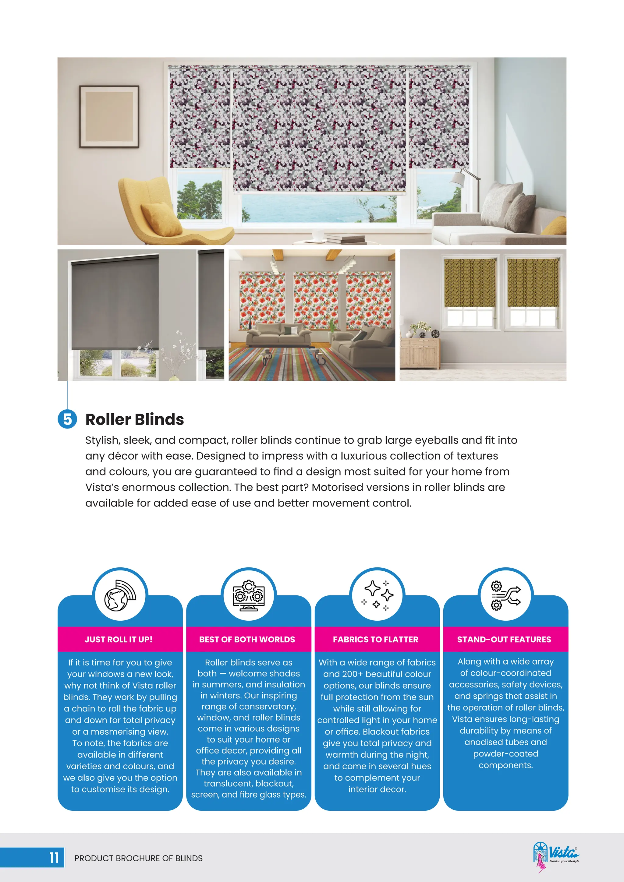 Vista Blinds Catalogue Brochure by Vista Fashions | PDF