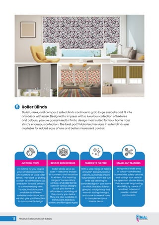 Vista Blinds Catalogue Brochure by Vista Fashions | PDF