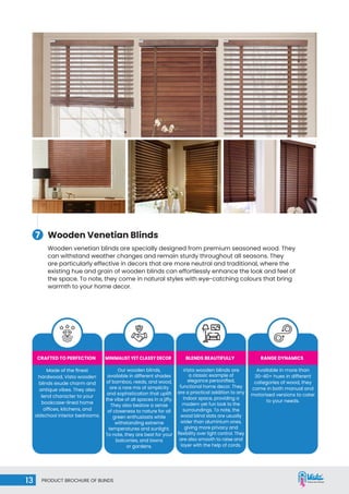 Vista Blinds Catalogue Brochure by Vista Fashions | PDF