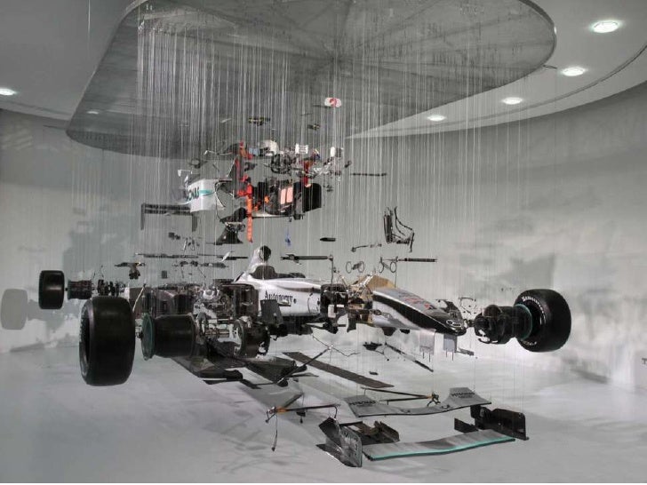 Vista explodida da McLaren fórmula1