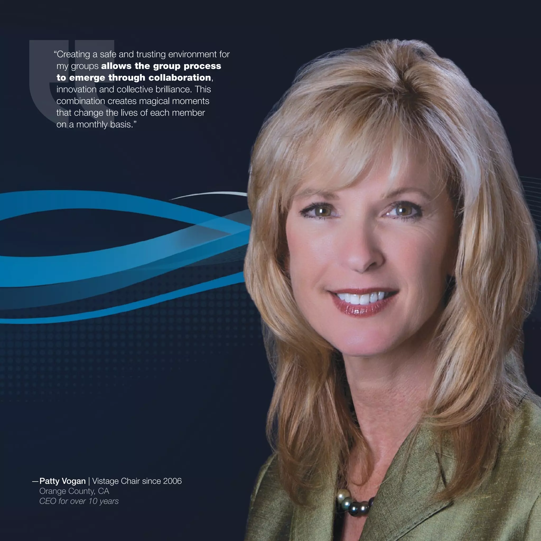 Vistage Chair Brochure 2011 | PDF