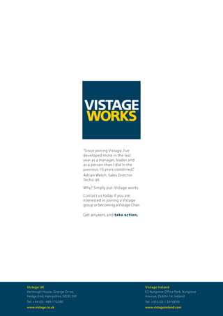 What is Vistage? | PDF